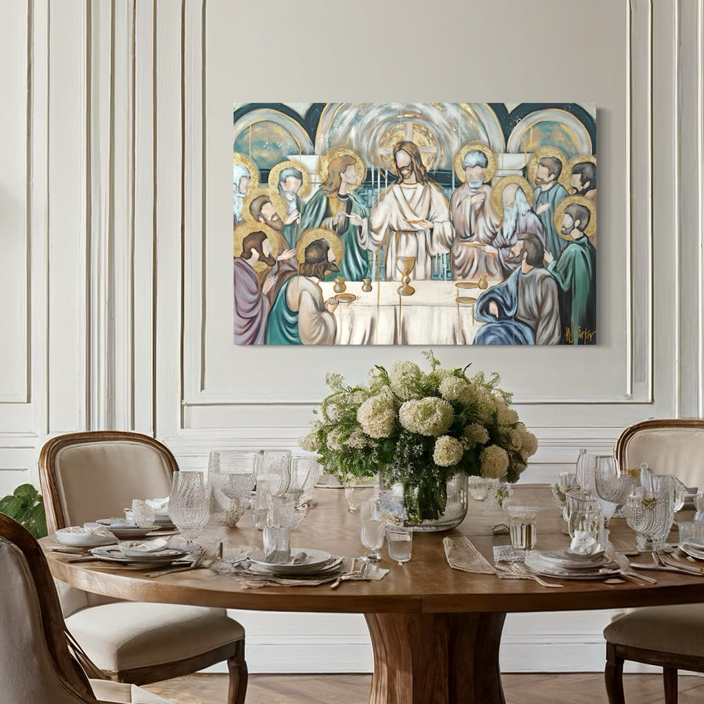 The Last Supper Fine Art Print & Canvas – Colors by Natalie