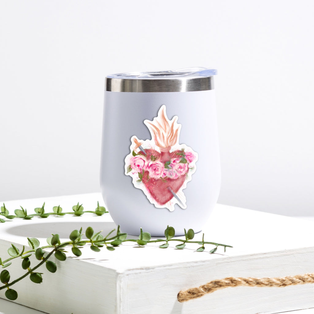 Immaculate Heart of Mary Sticker – Colors by Natalie